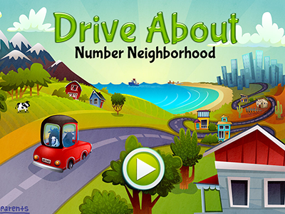 Drive About: Number Neighborhood | Artgig Apps